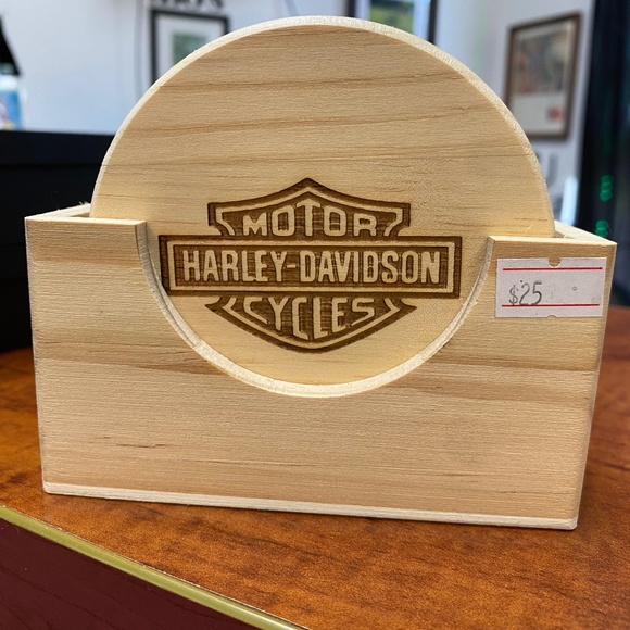 Other | Custom Harley Davidson Coasters 5 | Poshmark